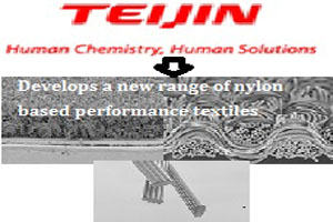 Teijin develops a new range of nylon based performance textiles | | YnFx